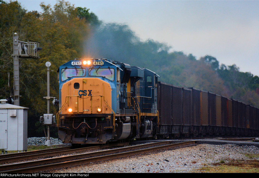 CSX 4741 K704 Coal Empties